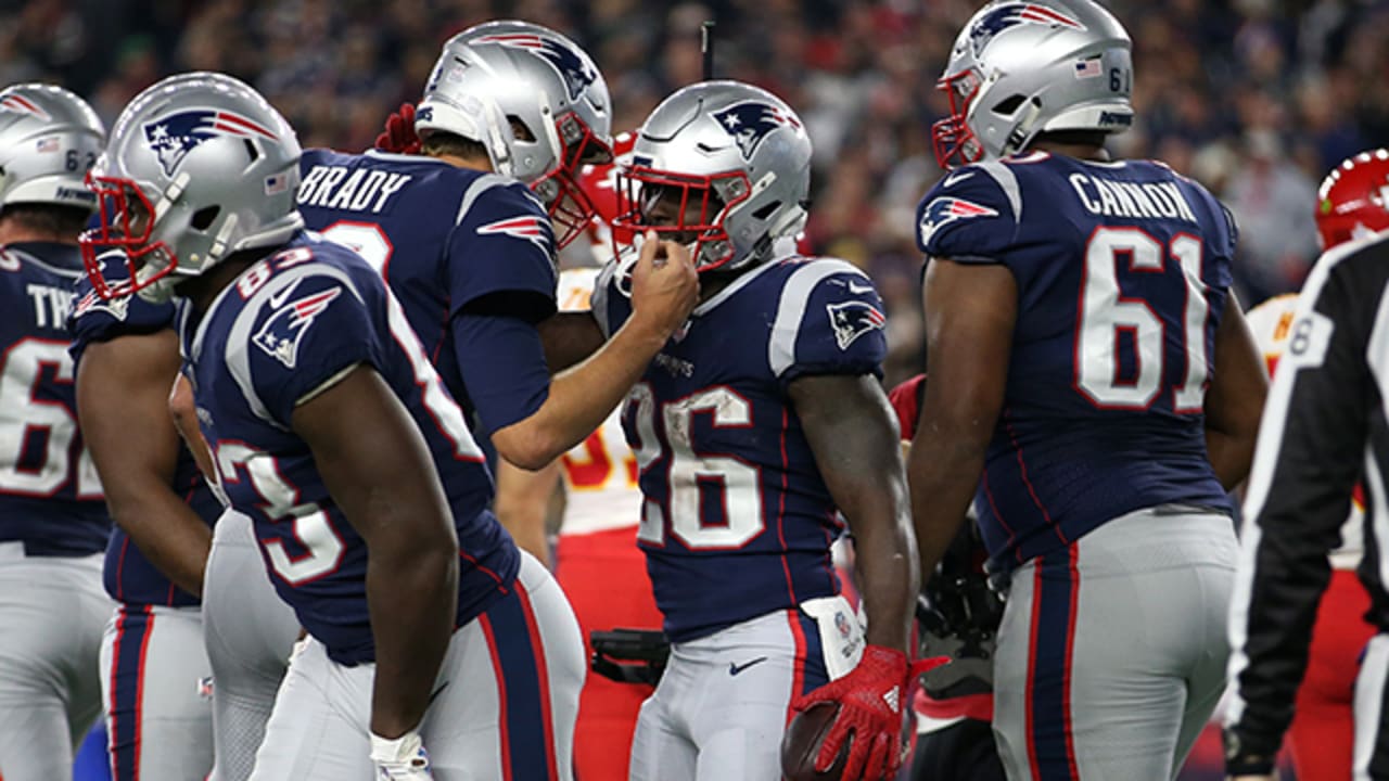 Sony Michel scores second TD on goal-line push