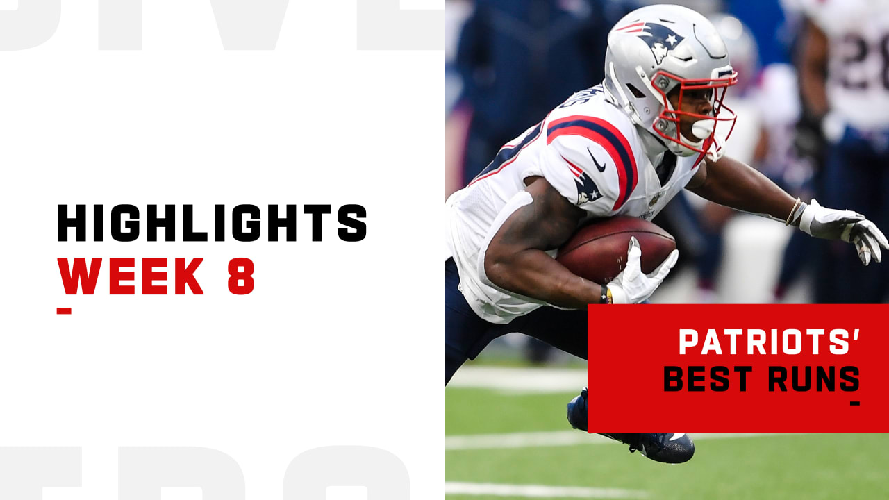 New England Patriots' best runs from strong rushing performance | Week 8