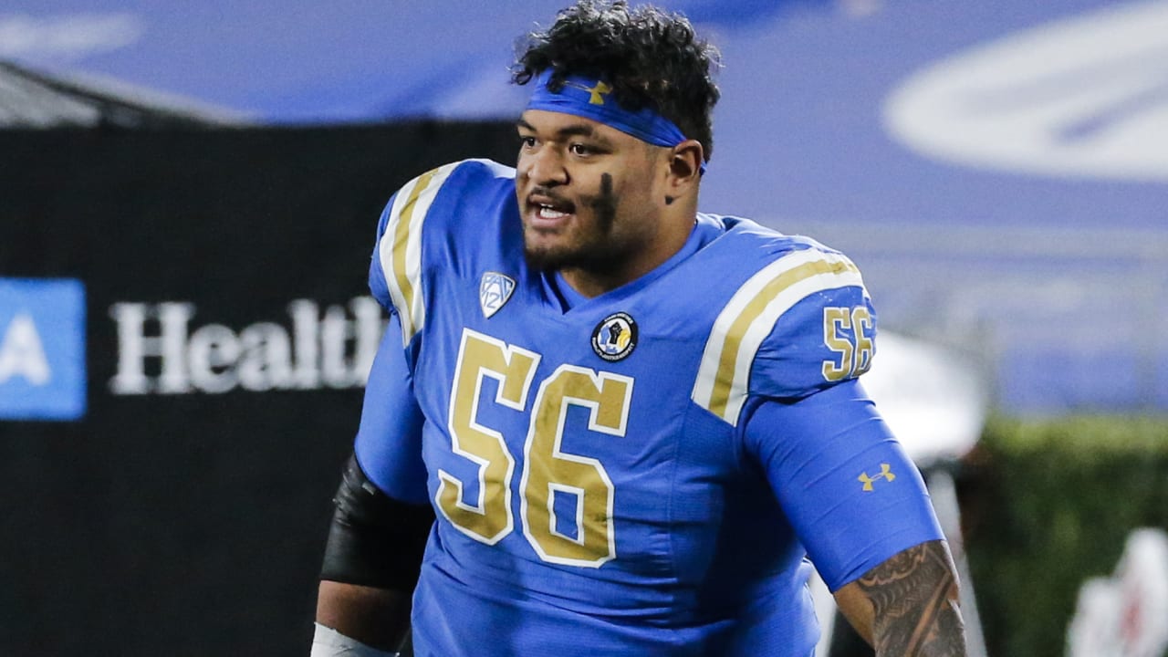 Patriots select guard Atonio Mafi with No. 144 pick in 2023 draft