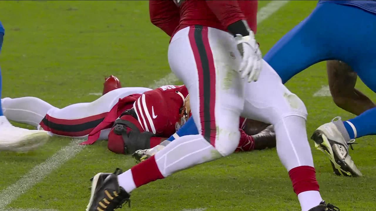 San Francisco 49ers defensive lineman Samson Ebukam's CLUTCH strip-sack ...