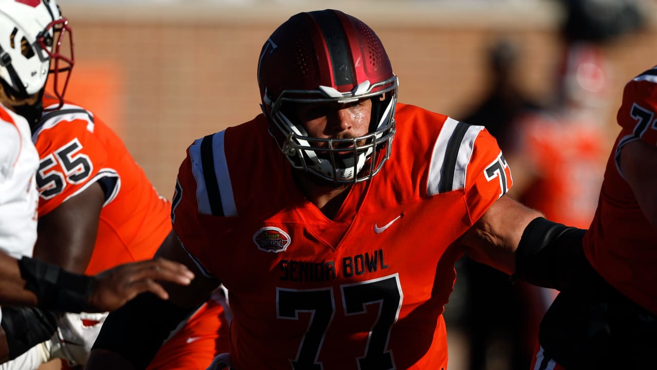 New England Patriots select center Jake Andrews with No. 107 pick in ...