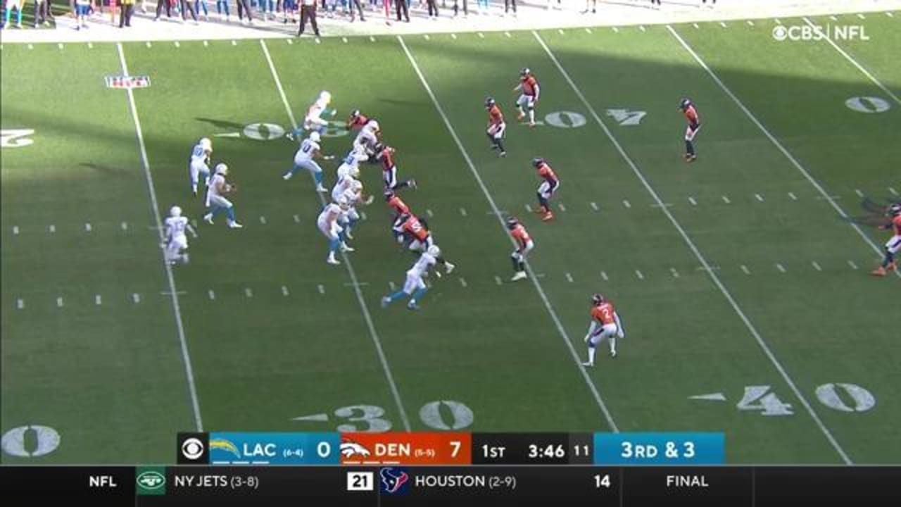 Denver Broncos rookie linebacker Baron Browning goes sky high for a ...