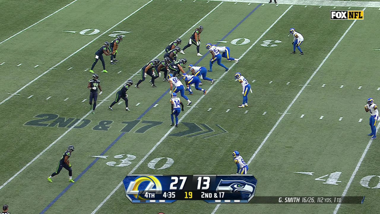 Los Angeles Rams rookies Byron Young and Kobie Turner swarm Seattle ...