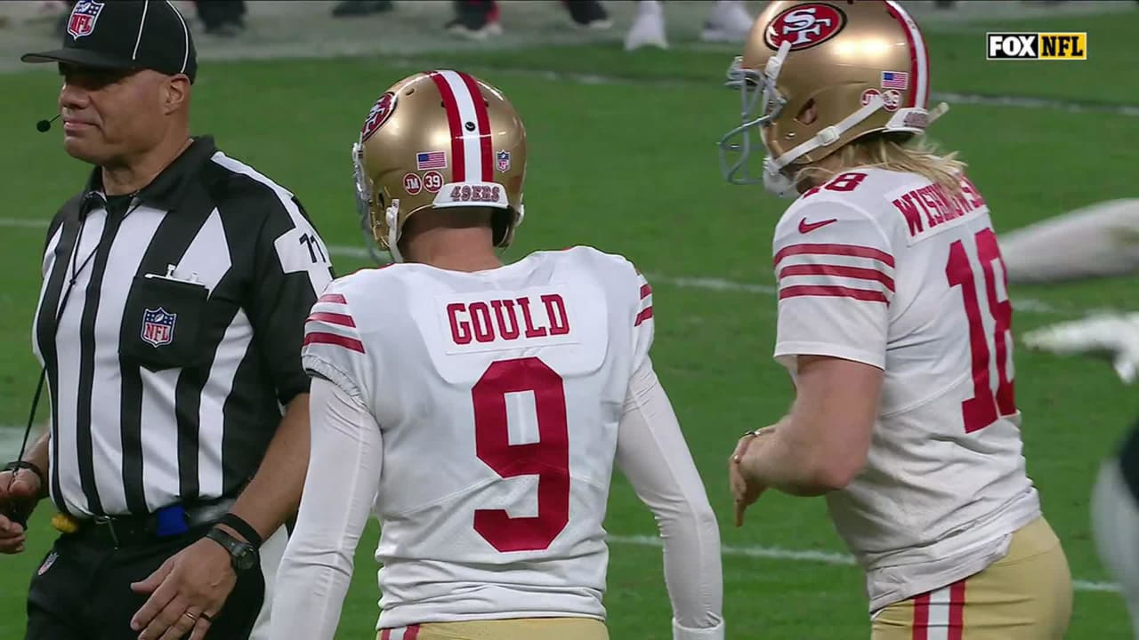 San Francisco 49ers kicker Robbie Gould's would-be game-winning field ...