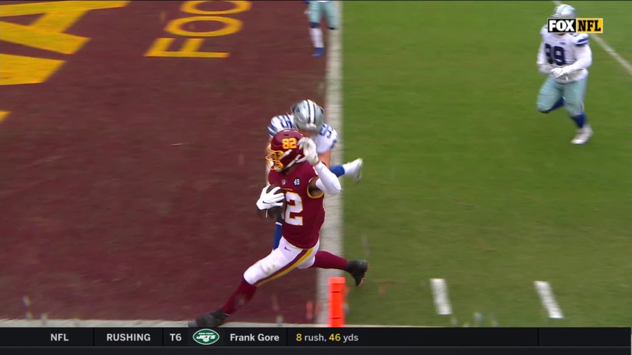 Washington Football Team tight end Logan Thomas sheds defender on 15-yard touchdown