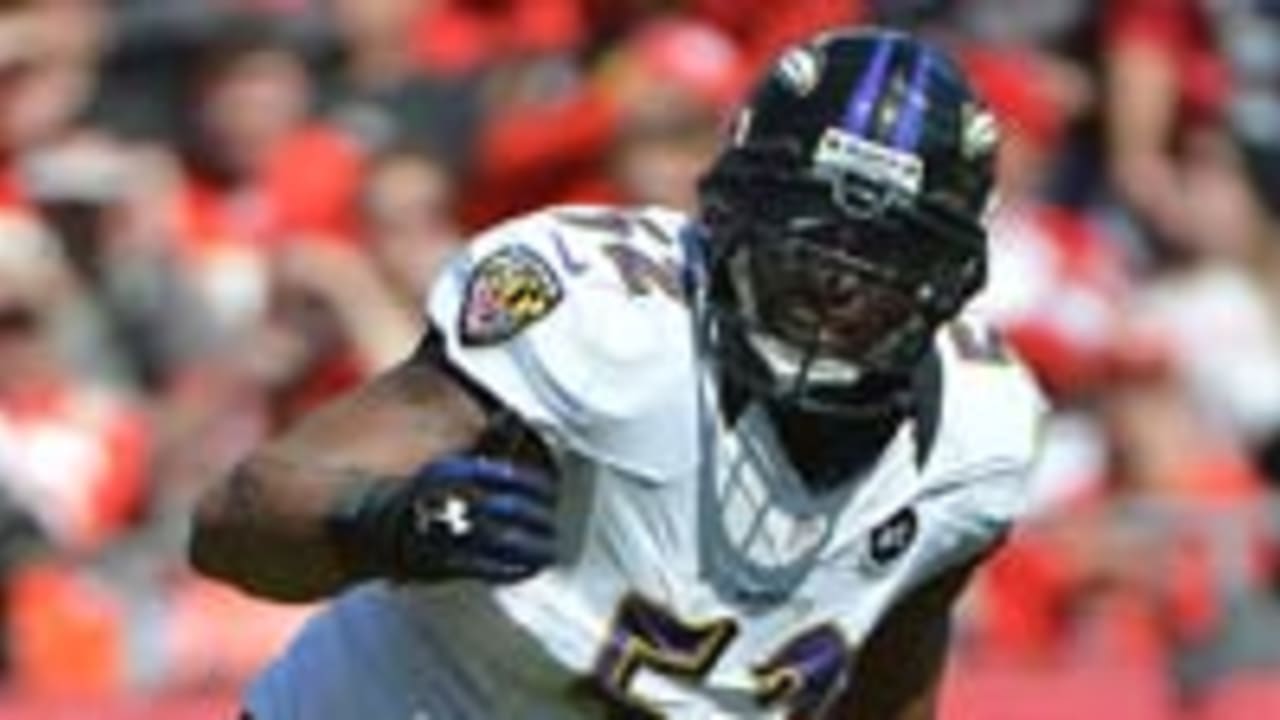 Lighter Ray Lewis struggling vs. run for Ravens