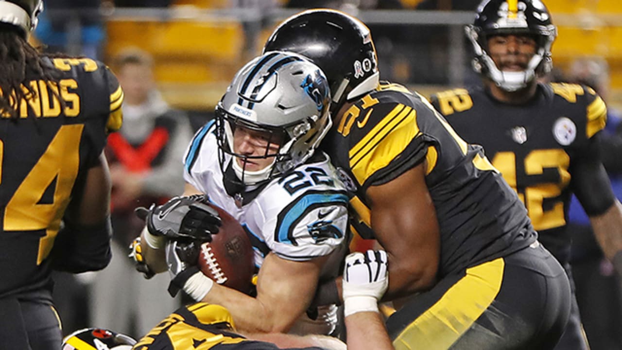 Christian McCaffrey scores third TD on run up the middle