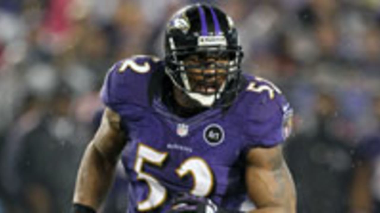 Ray Lewis back at Baltimore Ravens practice