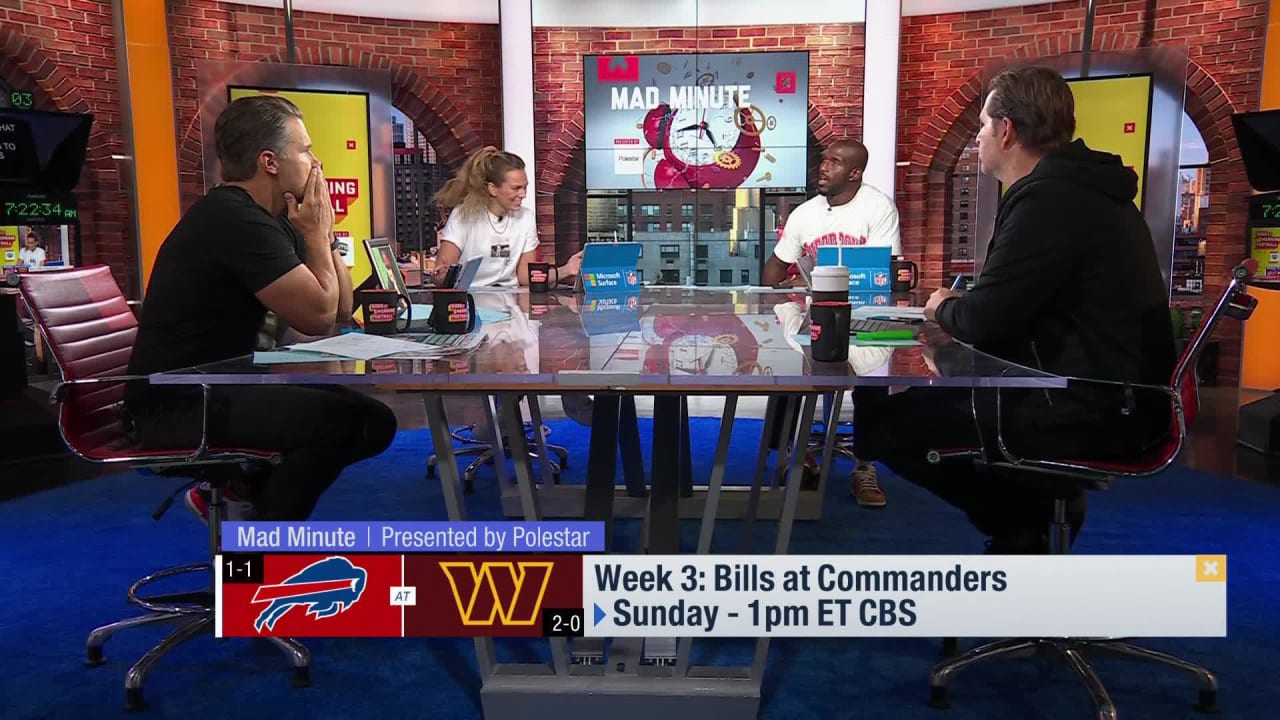 The 'Mad Minute' on Buffalo Bills-Washington Commanders in Week 3 | 'GMFB'