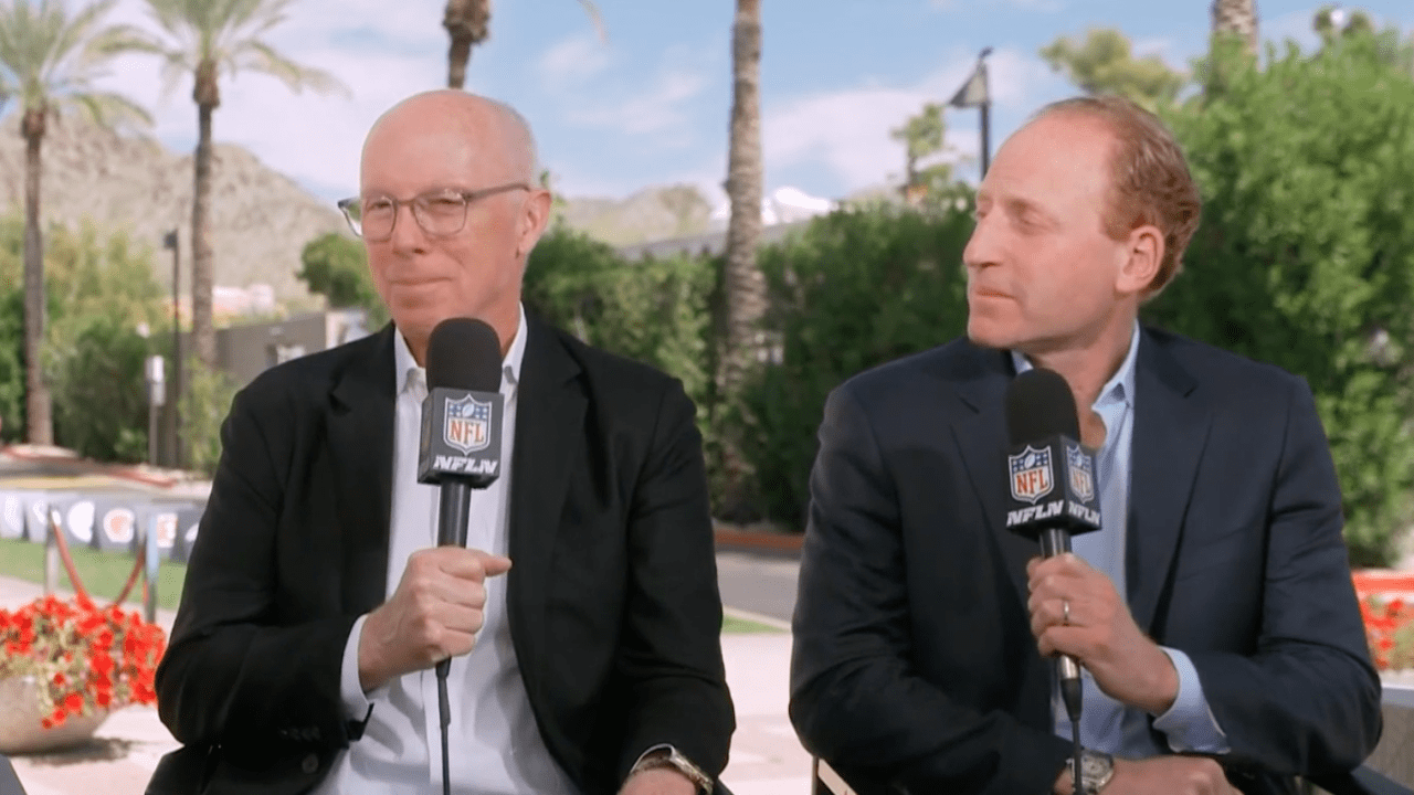 Atlanta Falcons CEO and Competition Committee chairman Rich McKay, NFL ...