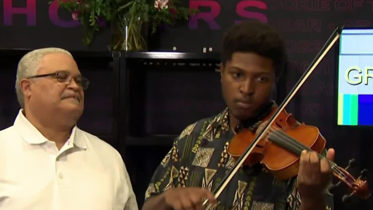 Conductor, member of youth orchestra discuss playing at NFL Honors