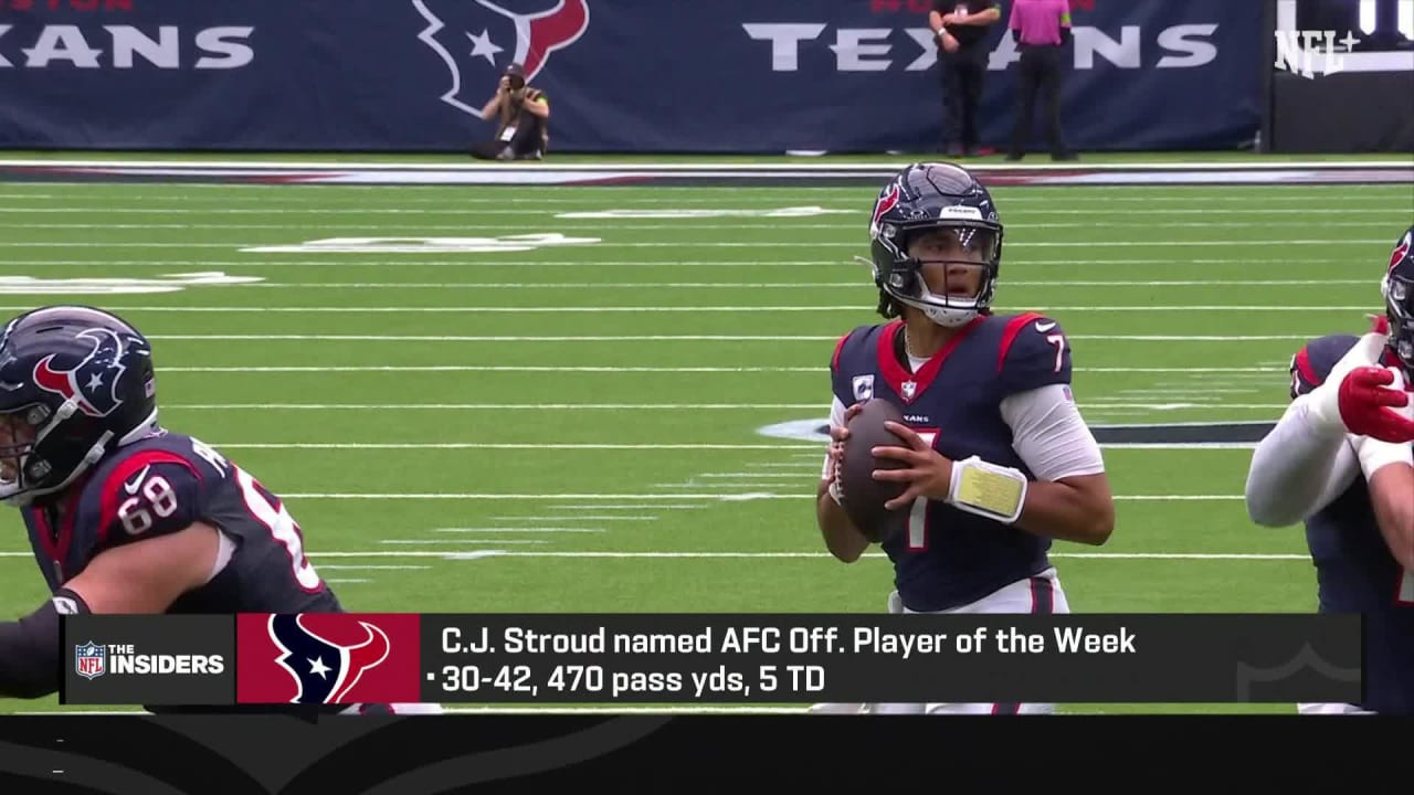 NFL Network's Marc Ross: Houston Texans quarterback C.J. Stroud looks ...
