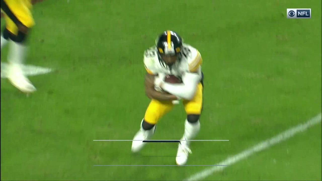 Joe Haden reads Kyler Murray's throw for sensational diving INT