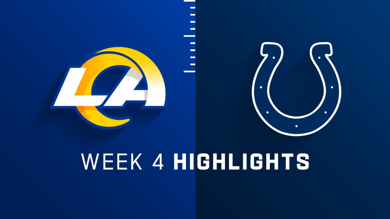 Los Angeles Rams vs. Indianapolis Colts highlights | Week 4