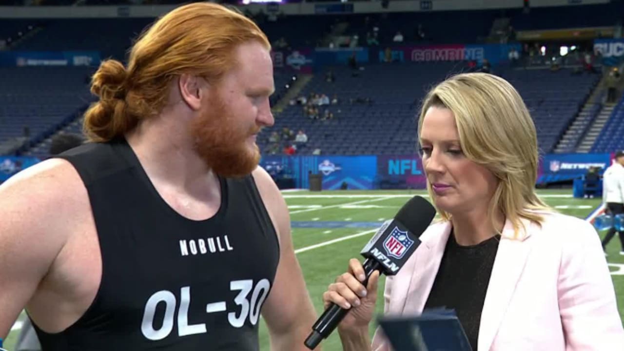 Offensive tackle Cody Mauch reacts to his combine workout, tells story ...