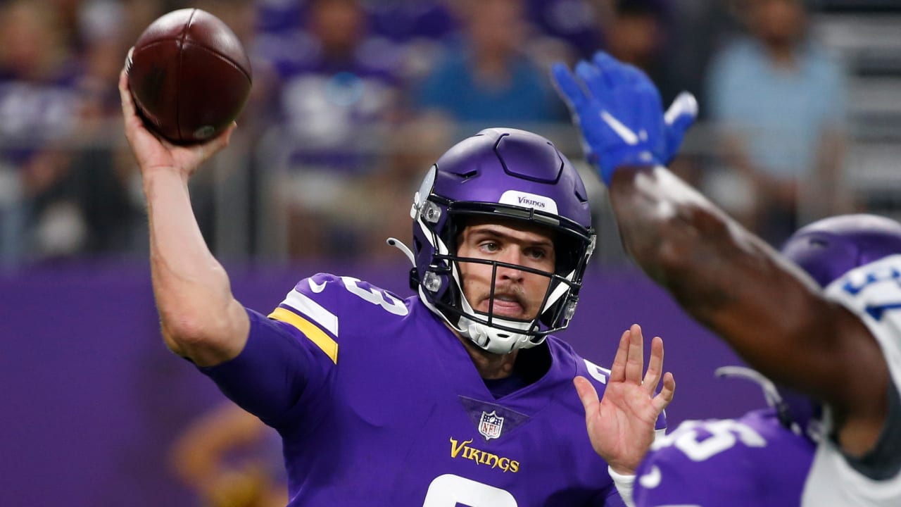 Minnesota Vikings quarterback Jake Browning finds wide receiver Chad ...