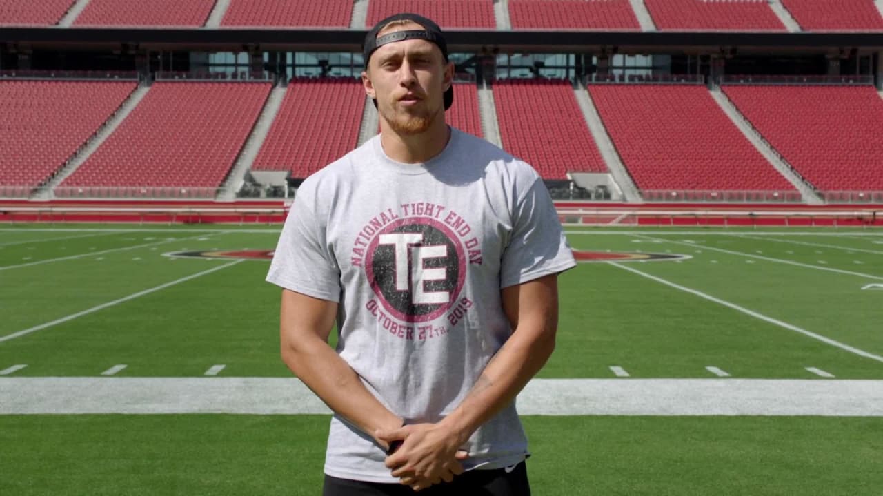 George Kittle explains the concept behind National Tight End Day
