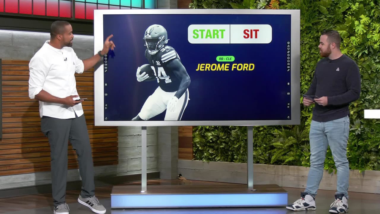 Florio's start/sit decision on Jerome Ford in Week 6 | 'NFL Fantasy Live'
