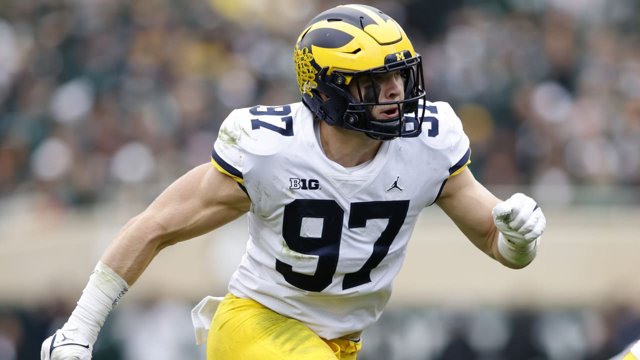 PFF's Mike Renner makes case for Aidan Hutchinson as No. 1 overall pick ...