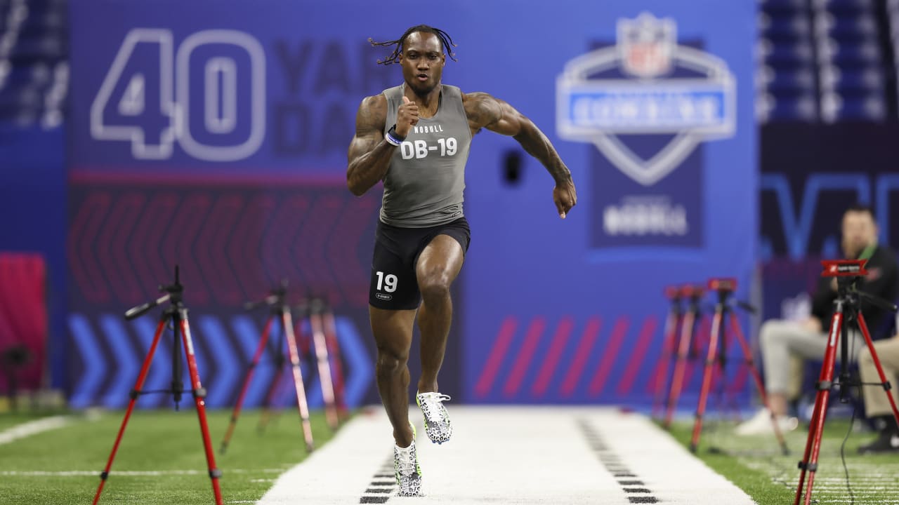 Cornerback Darrell Luter Jr. runs official 4.46-second 40-yard dash at ...
