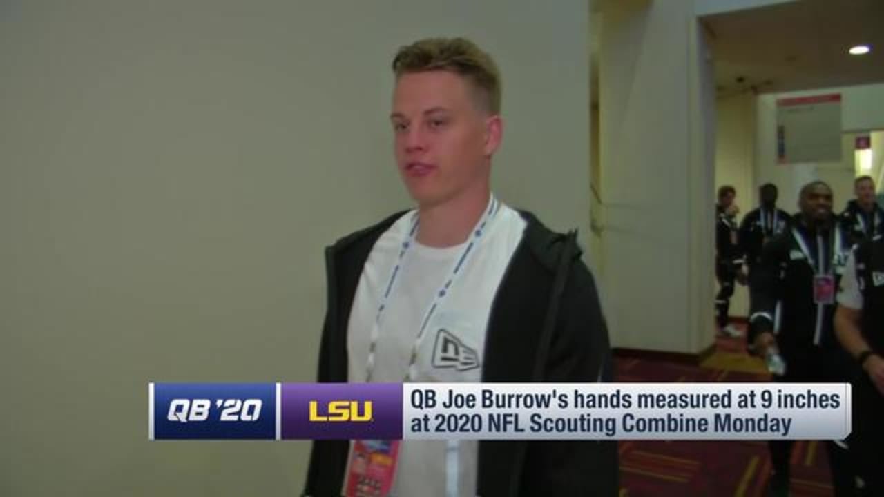 Joe Burrow responds to critics following hand-size measurement