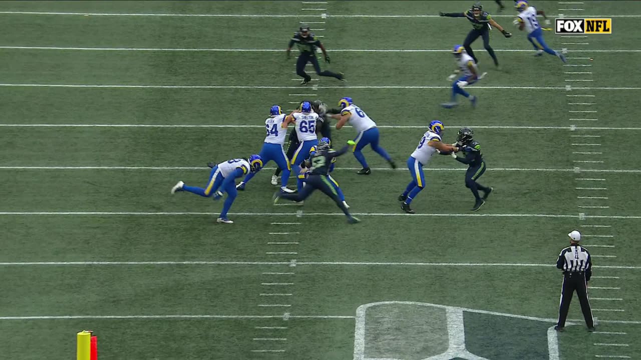 Seattle Seahawks rookie outside linebacker Boye Mafe's third sack of ...