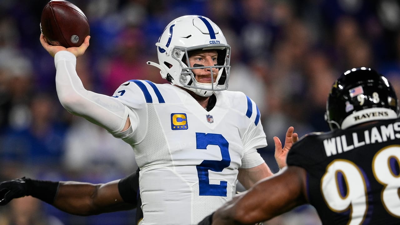 Indianapolis Colts quarterback Carson Wentz's best plays from 402-yard ...