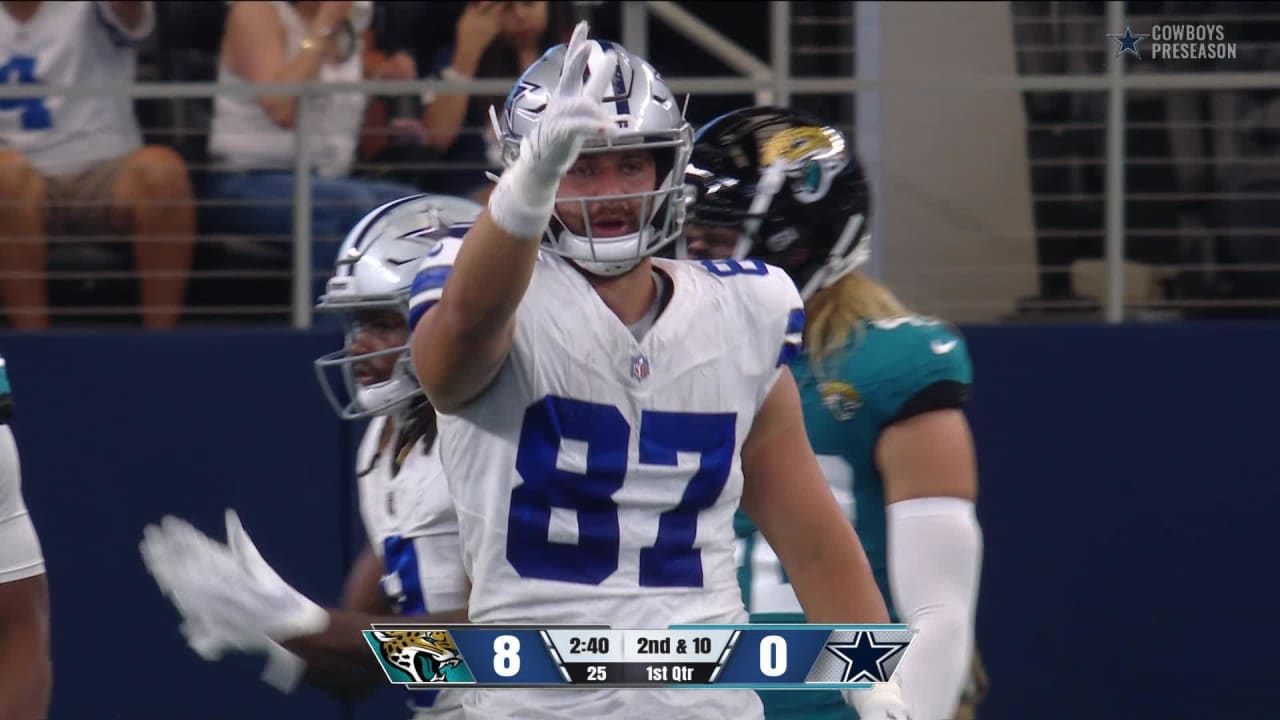 Dallas Cowboys tight end Jake Ferguson high-points quarterback Cooper ...