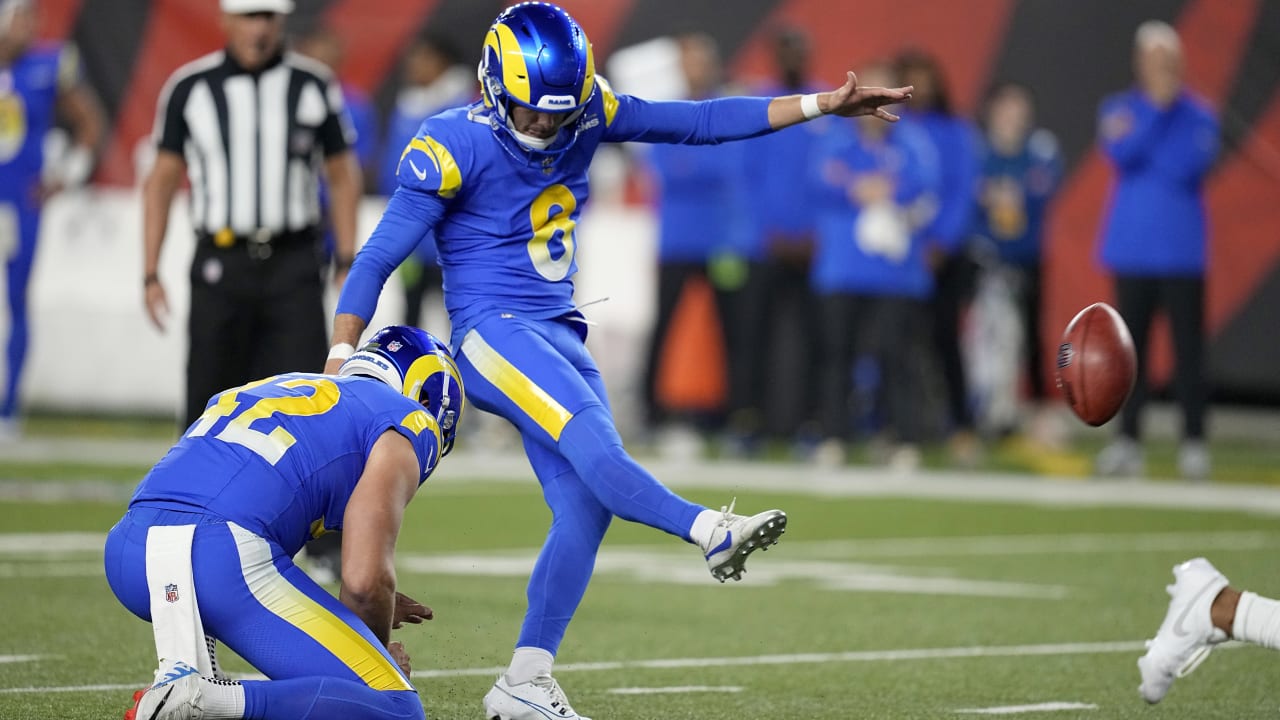 Los Angeles Rams kicker Brett Maher's second FG puts Rams up 6-3