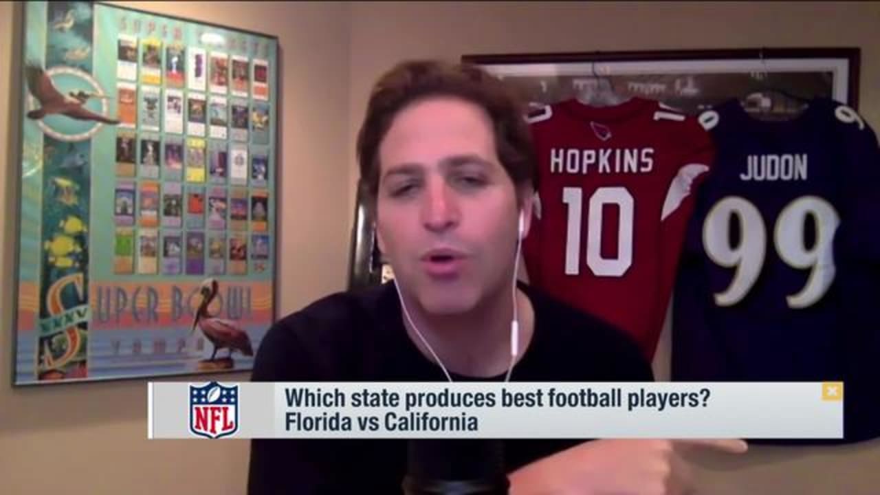 Florida vs. California: Which state produces better football players?