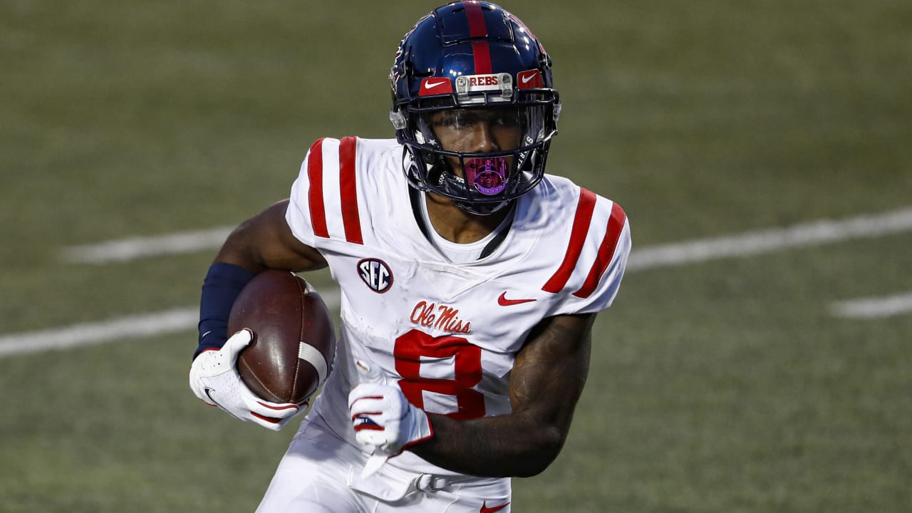Jets select Mississippi WR Elijah Moore at No. 34 overall