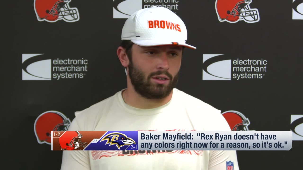 Baker Mayfield has sharp words for Rex Ryan after former head coach ...