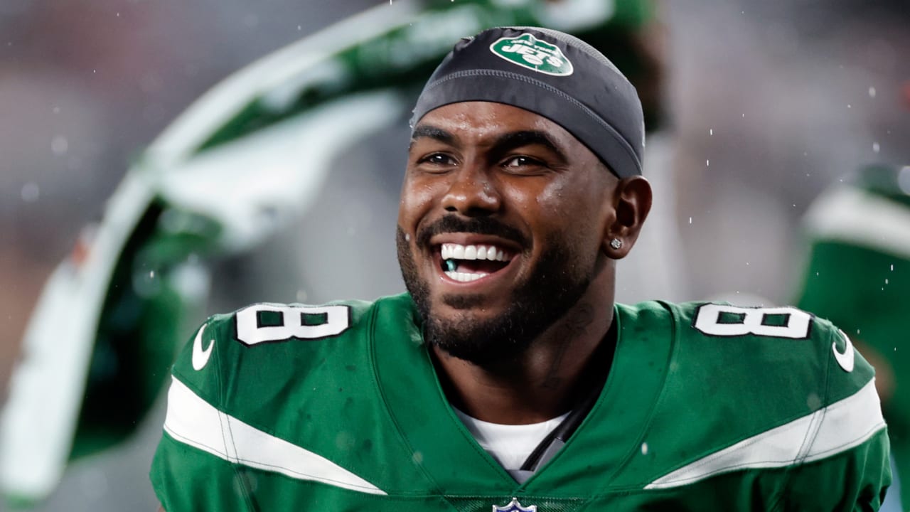 WR Elijah Moore says trade came 'out of nowhere,' but 'couldn't be ...