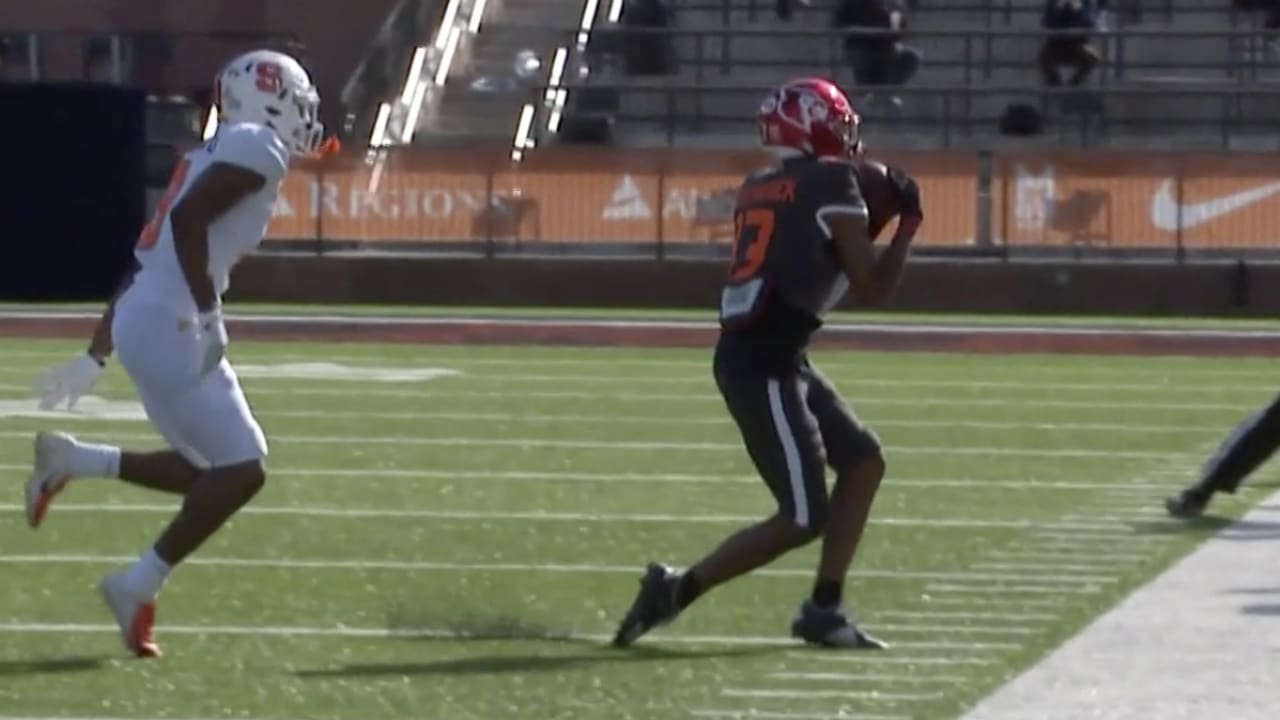 Toe-drag swag! Louisville wide receiver Desmond Fitzpatrick reels in a ...