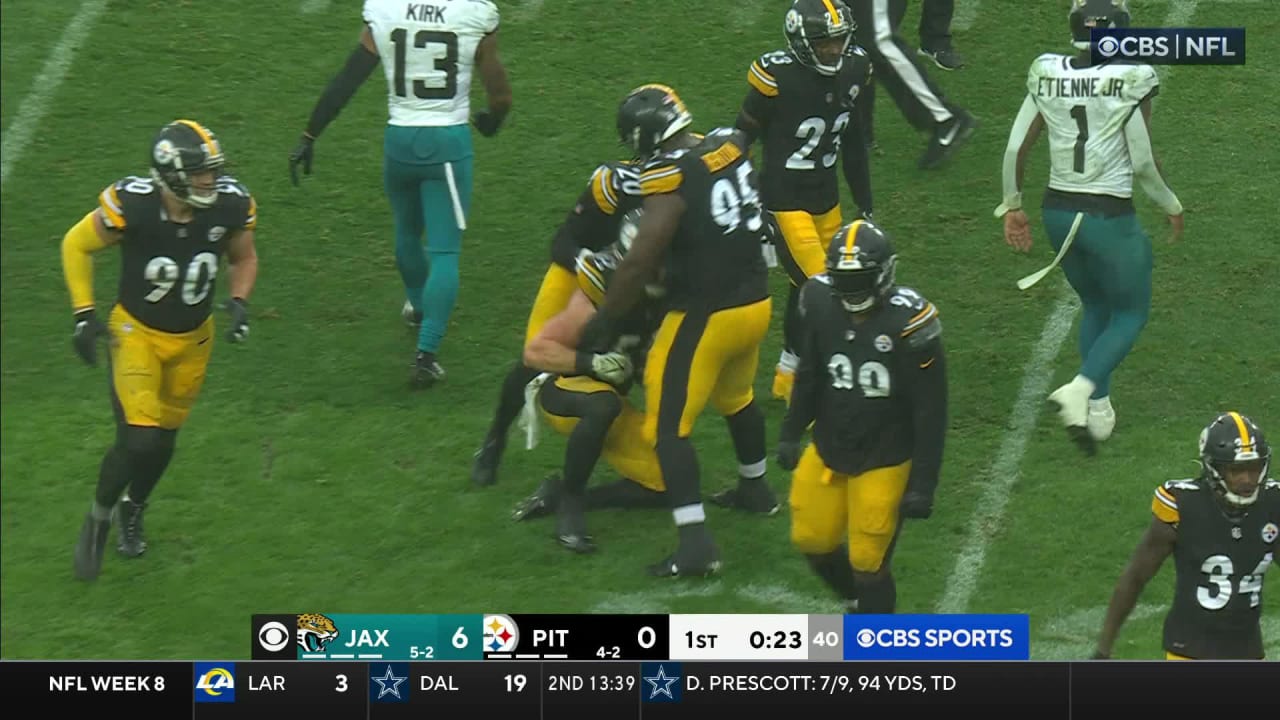 Pittsburgh Steelers linebacker Kwon Alexander's forced fumble vs ...