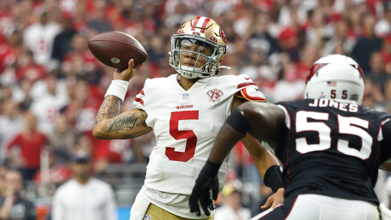 Every play from San Francisco 49ers quarterback Trey Lance's first NFL ...