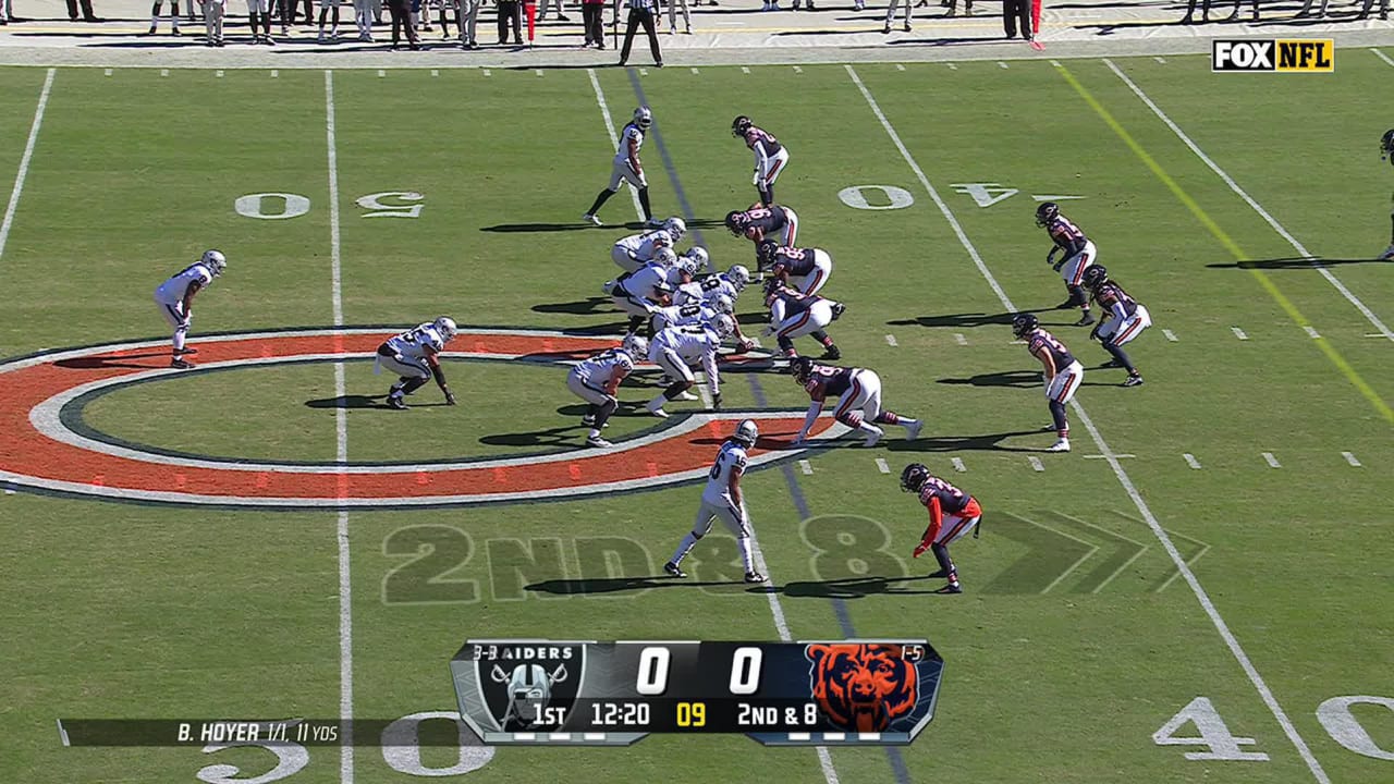 Las Vegas Raiders wide receiver Davante Adams takes quick slant route ...