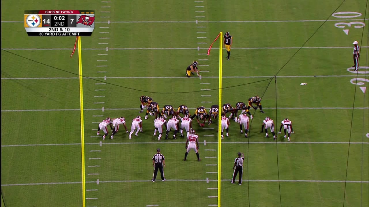 Pittsburgh Steelers kicker B.T. Potter connects on 30-yard FG at ...