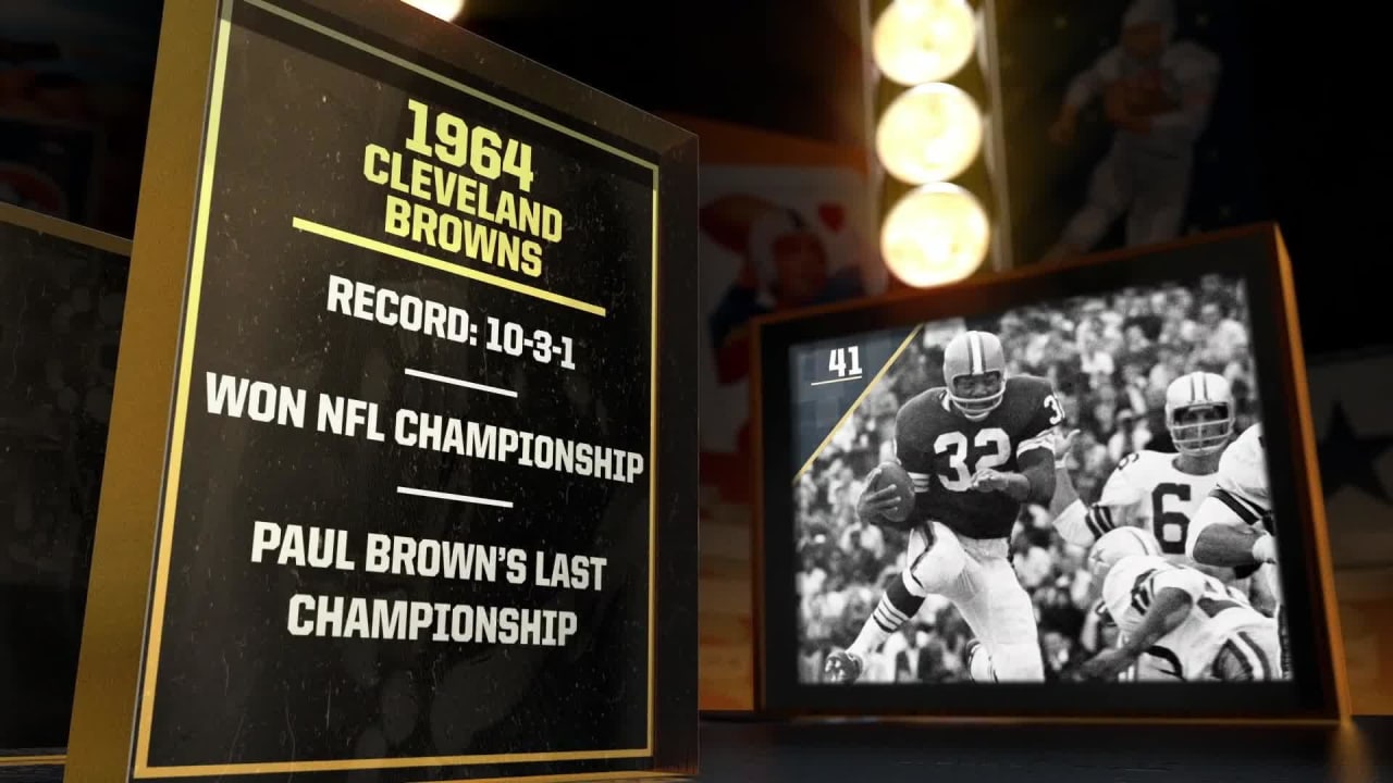 'NFL 100 Greatest' Teams, No. 41: 1964 Cleveland Browns