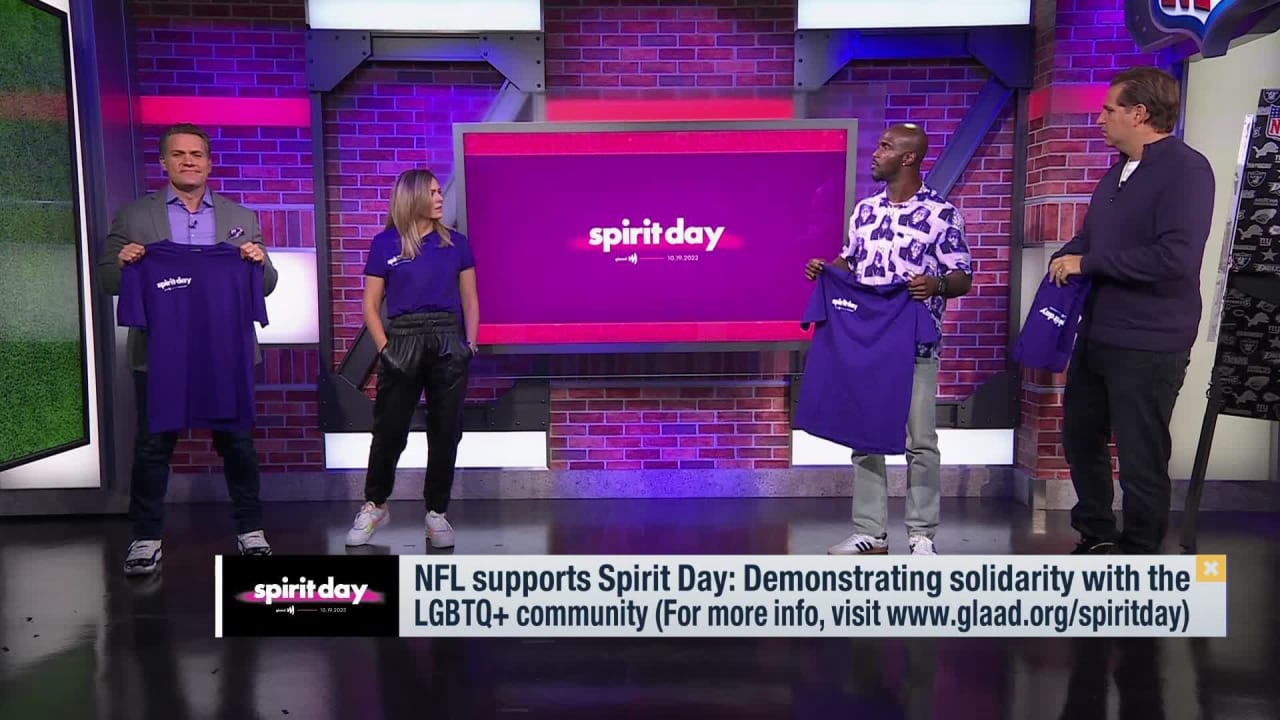 NFL supports Spirit Day: demonstrating solidarity with the LGBTQ+ community