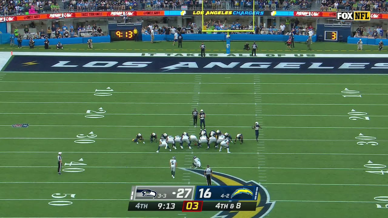 Kicker Jason Myers' 50-yard field goal puts Seattle Seahawks ahead 30 ...