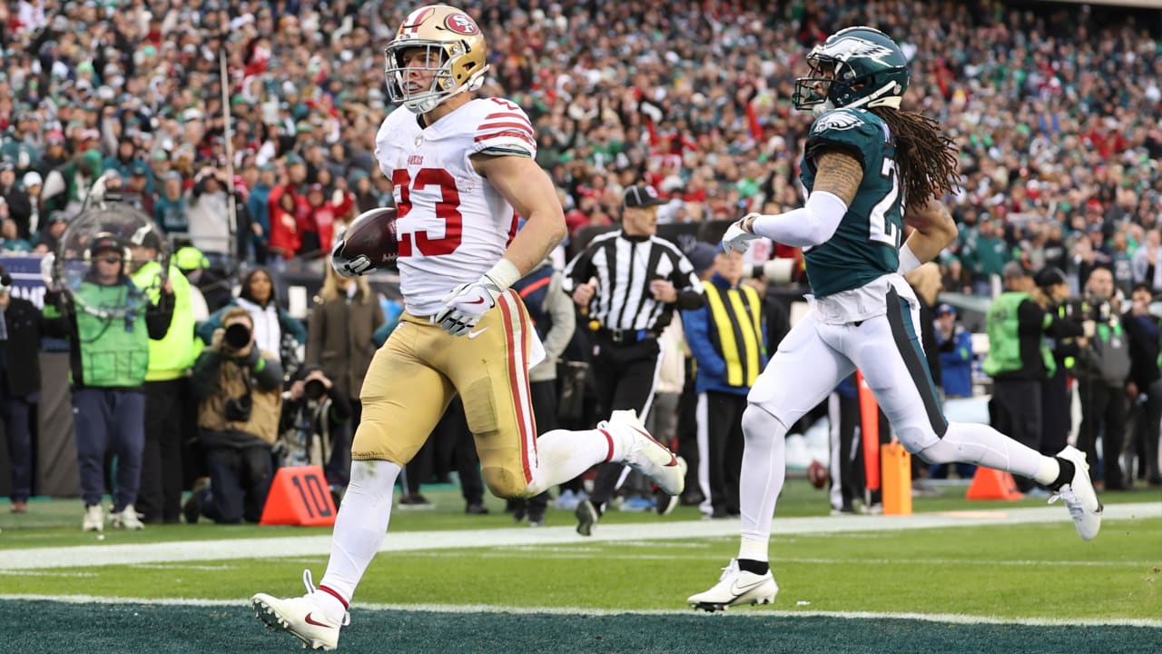 San Francisco 49ers running back Christian McCaffrey's top plays | 2022 ...