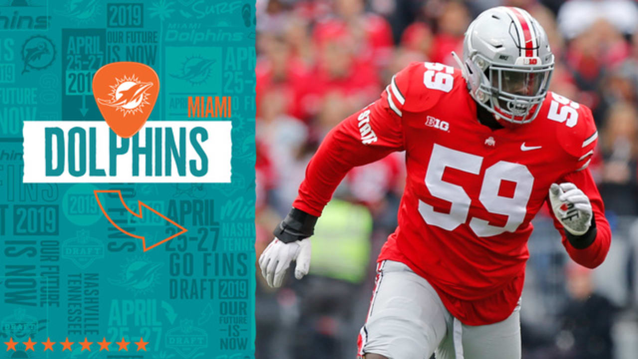 Miami Dolphins select Ohio State tackle Isaiah Prince No. 202 in the ...