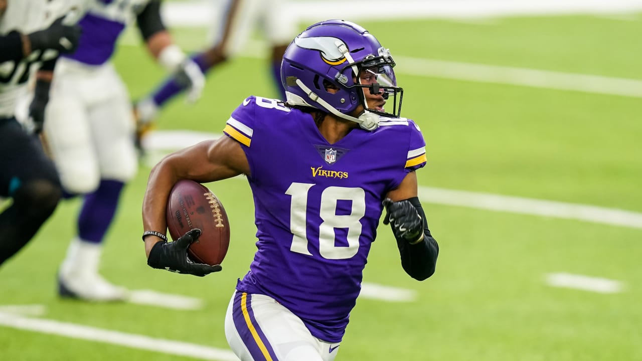 NFL Research: Minnesota Vikings wide receiver Justin Jefferson is in an ...