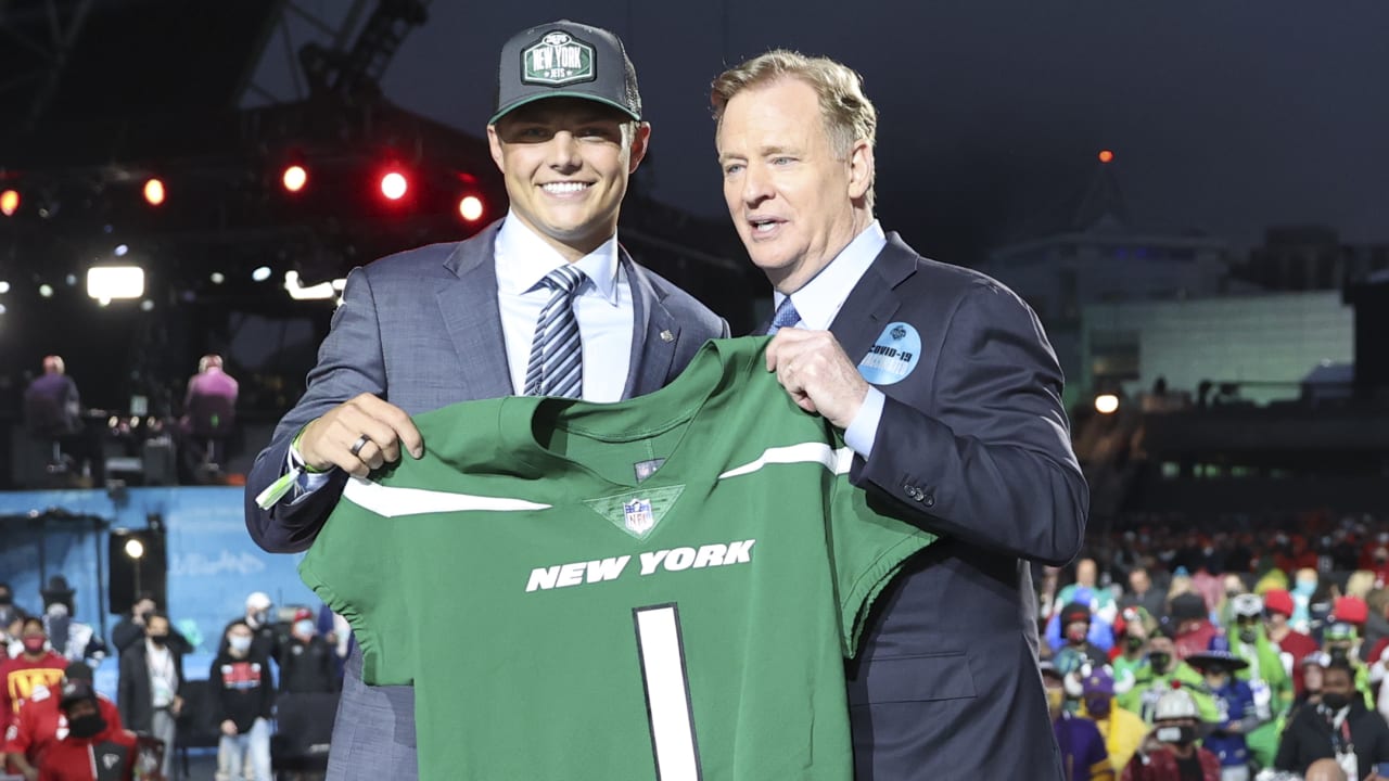 New York Jets select BYU quarterback Zach Wilson with No. 2 pick in NFL ...