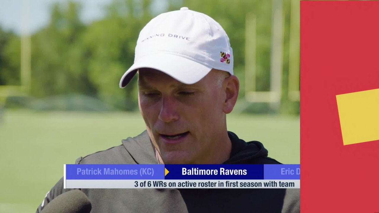 Baltimore Ravens general manager Eric DeCosta on Ravens wide receiver ...