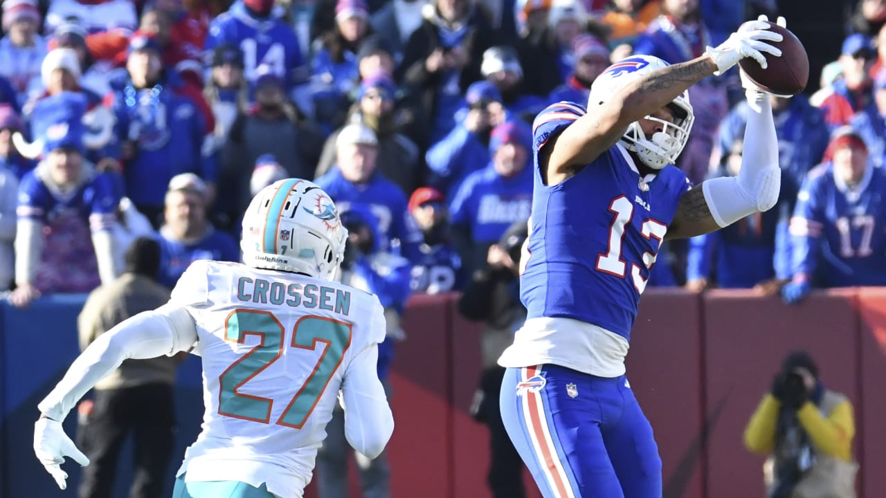 Buffalo Bills wide receiver Gabe Davis' high-difficulty 19-yard catch ...