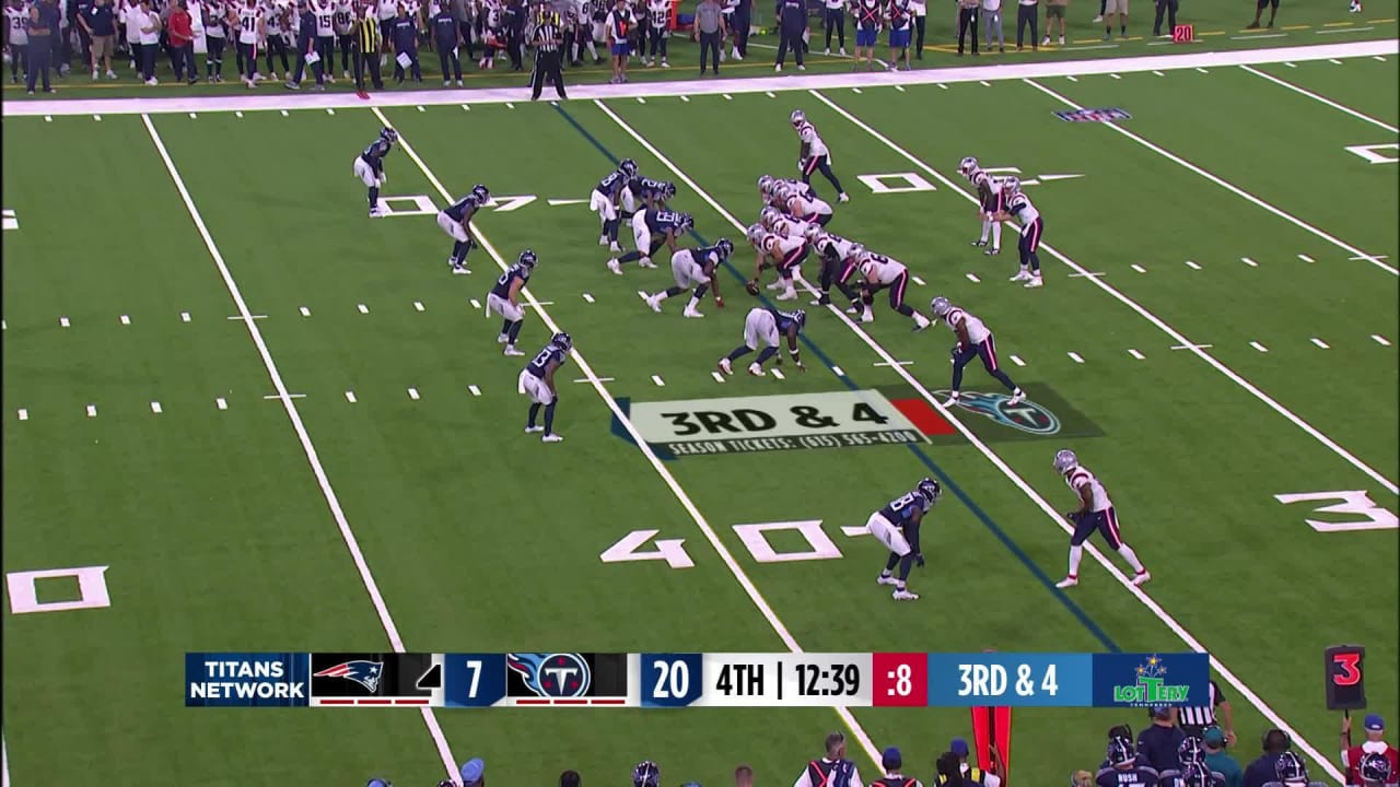 Tennessee Titans linebacker Caleb Murphy closes the gap on New England ...