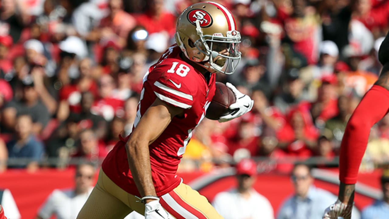 Pettis dodges three defenders for 22-yard gain