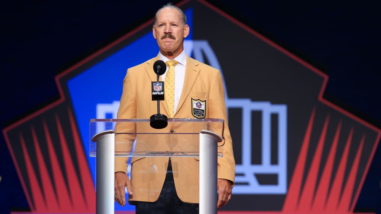 Hall of Fame head coach Bill Cowher's full Pro Football HOF Class of ...